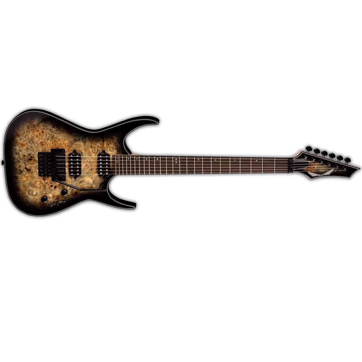 Dean EXILE-SEL-F-FL-NBST Exile Select Floyd Fluence Electric Guitar-Na ...